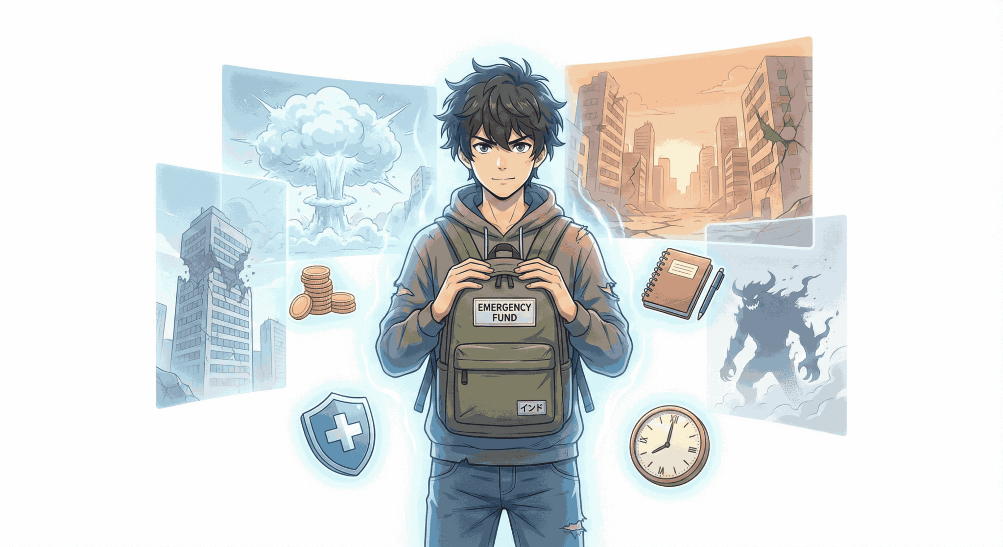 Emergency Fund Explained with an Anime Survival Story - Lightning Buddha